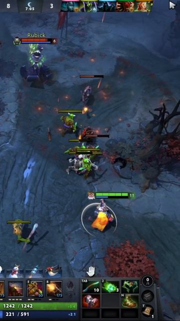 Учусь играть в доту 2 за sniper #short  не судите строго