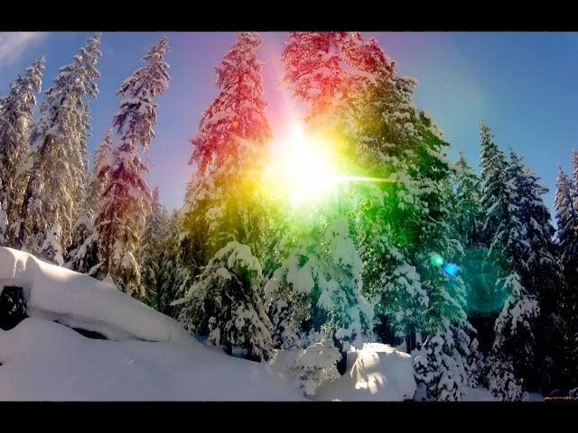 Снег и солнце. Сергей Чекалин. Snow and Sun. Sergey Chekalin.