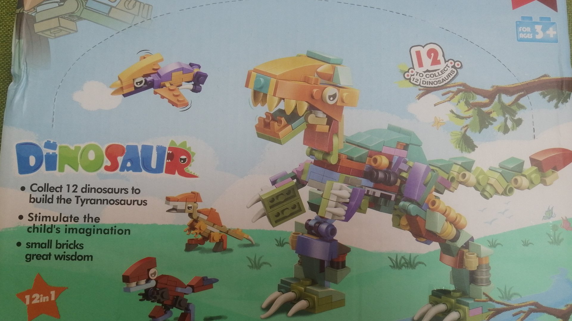 Лего динозавры 12 в 1 конструктор