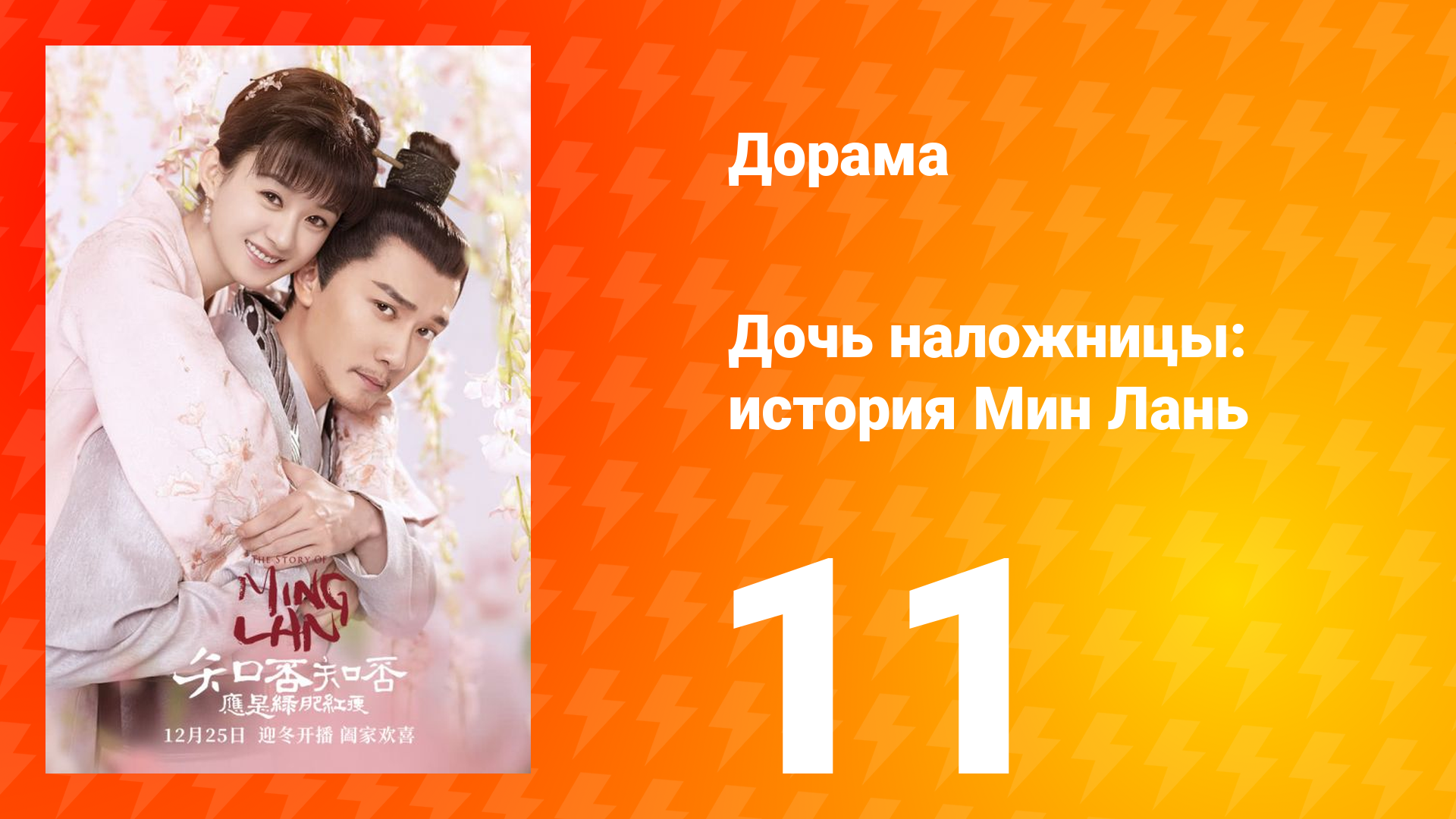 Дочь наложницы: история Мин Лань 1 сезон 11 серия