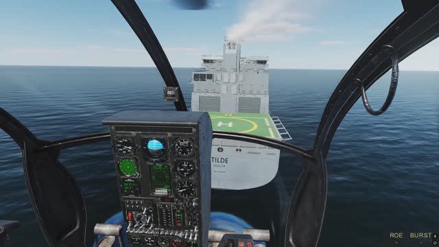 МИССИЯ ПО ДОСТАВКИ ГРУЗА НА КОРАБЛИ. ВЕРТОЛЁТ AH-6J Little Bird.