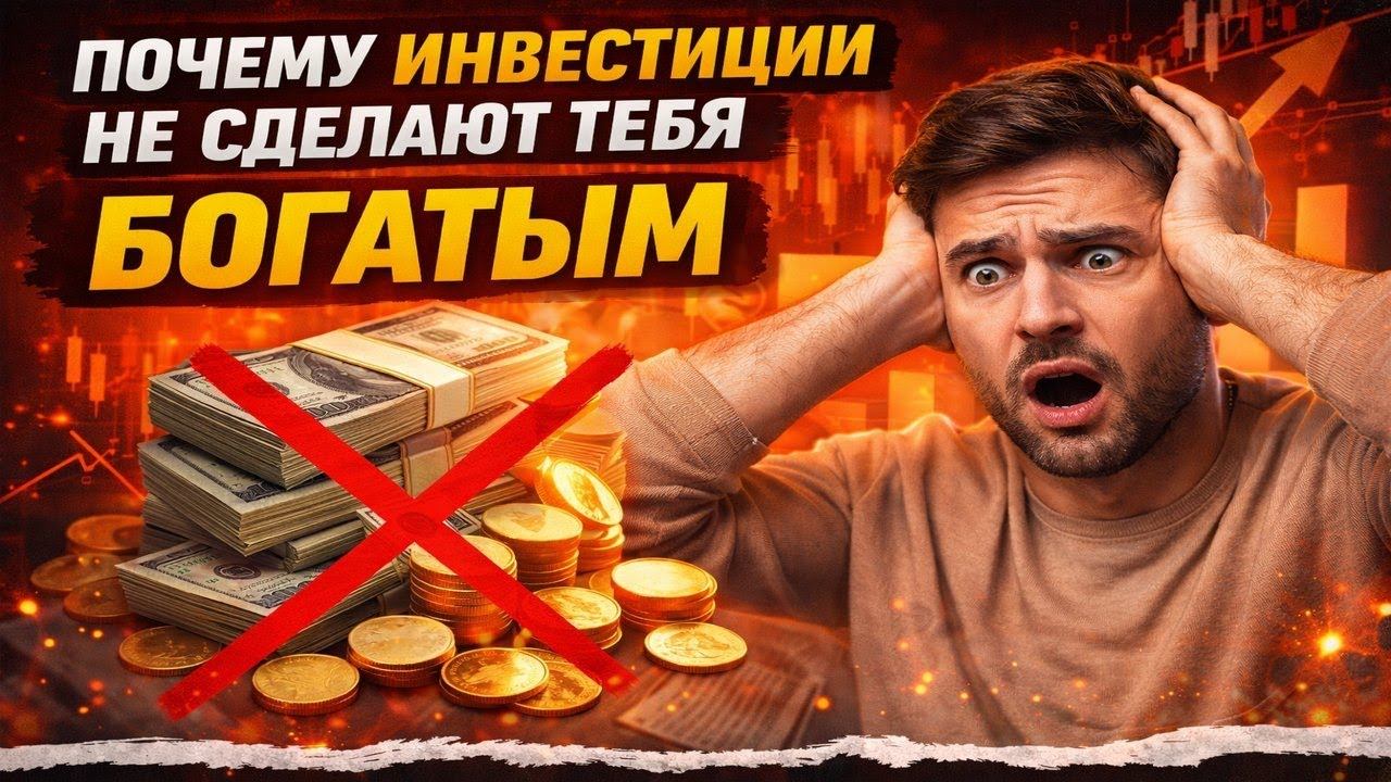 Почему инвестиции не сделают тебя богатым! #инвестиции #деньги #финансы #капитал #богатство