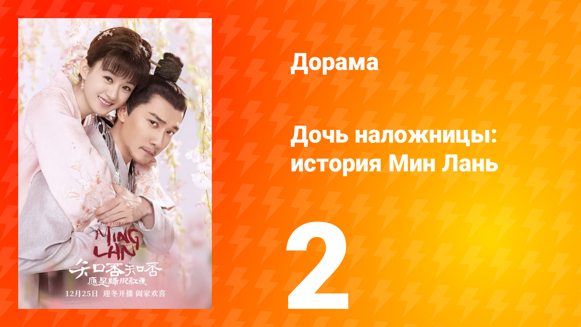 Дочь наложницы: история Мин Лань 1 сезон 2 серия