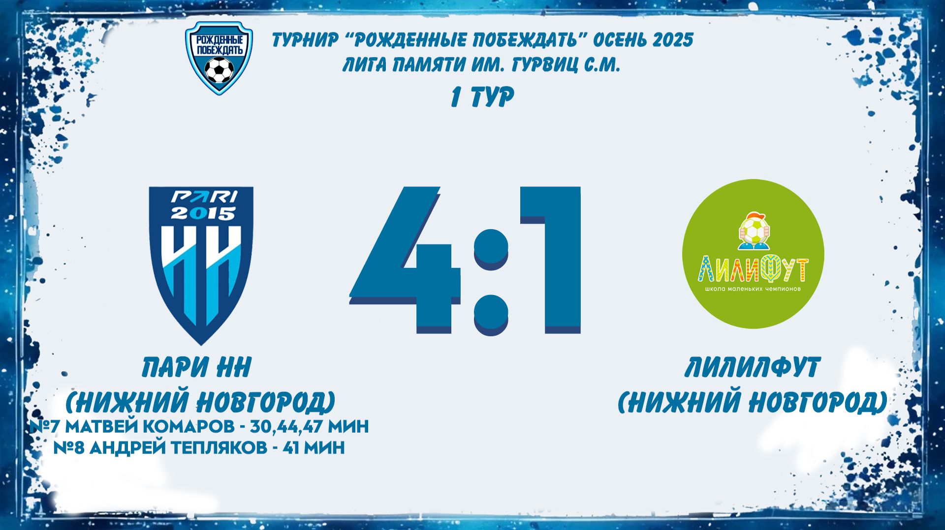 Пари НН (Нижний Новгород) - Лилифут (Нижний Новгород)