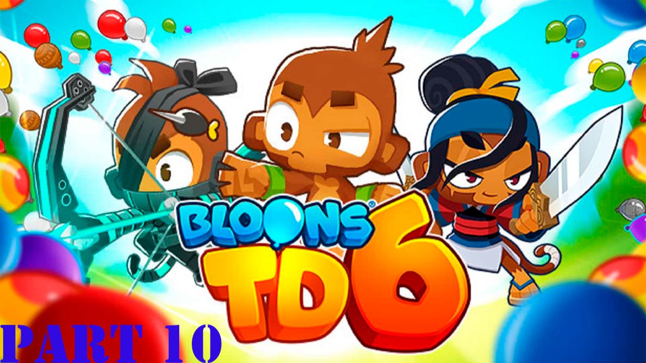 Прохождение игры - Bloons TD 6 (этап начальный) (без комментариев)
