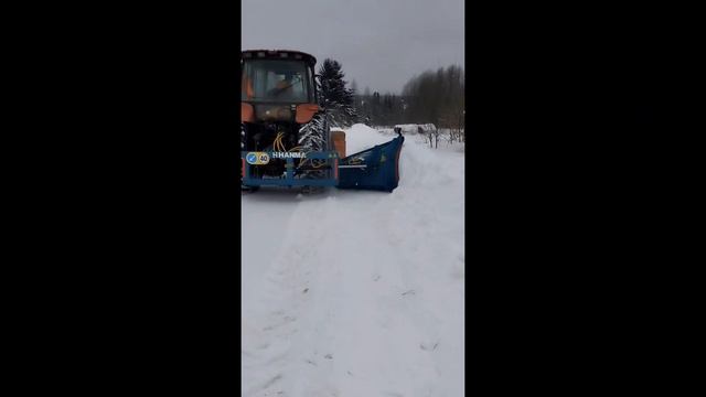 Боковой отвал производства HANMA