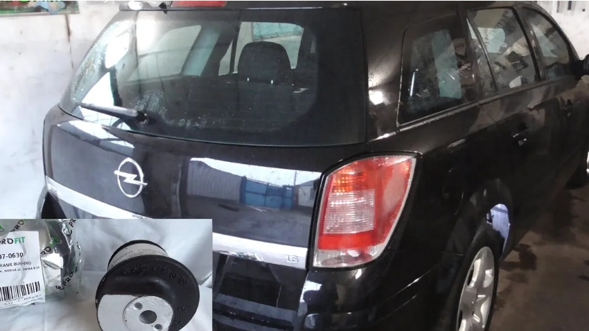 Замена сайлентблоков задней балки Opel Astra H 1,6