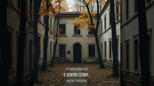 Осенних стен забытый разговор