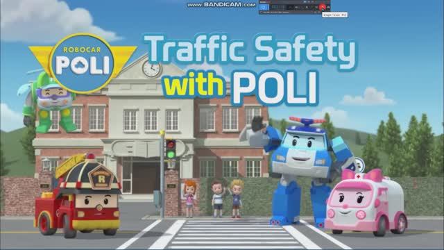 Заставка «Робокар Поли - Дорожная безопасность»