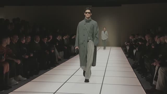 Показ мужской коллекции Giorgio Armani осень-зима 2026-2027