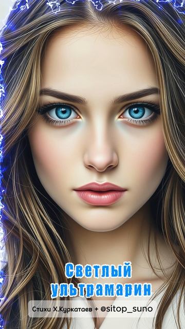 Светлый ультрамарин #музыка #ретро #образ #глаза #ультрамарин