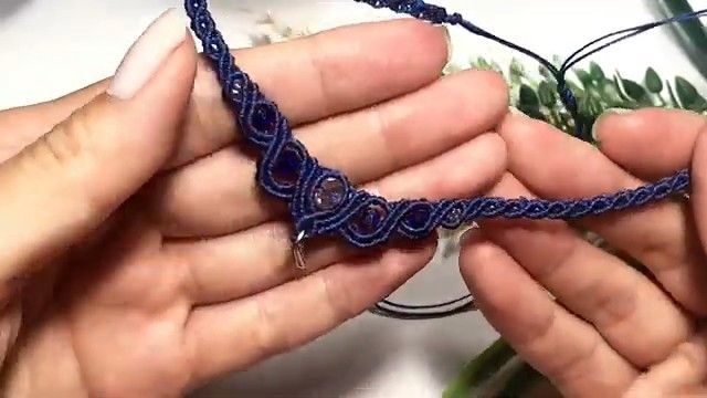 MACRAME SIMPLE NECKLACE CHOKER MYOW 238