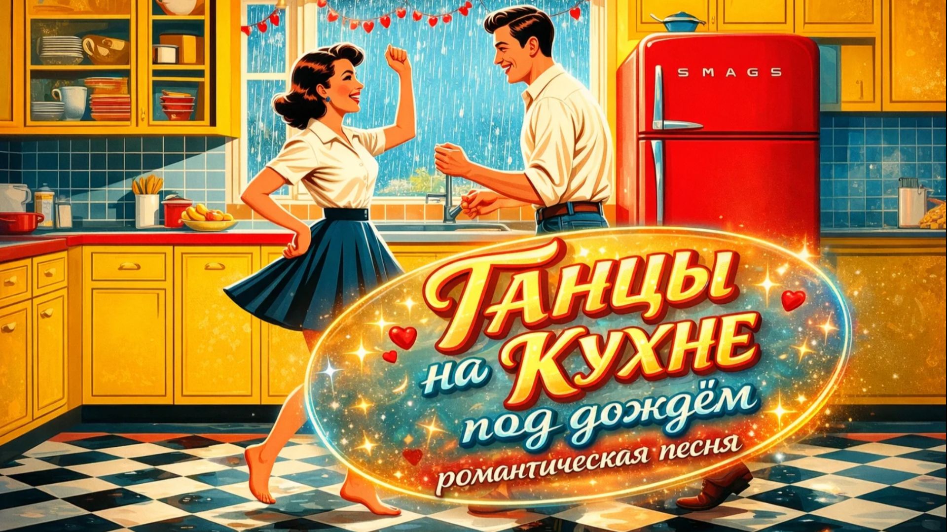 ТАНЦЫ НА КУХНЕ под ДОЖДЁМ. песня
