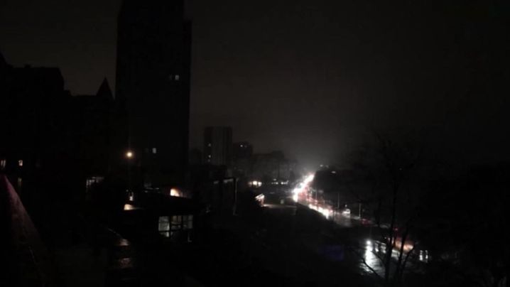 75% территории Киева остались без света