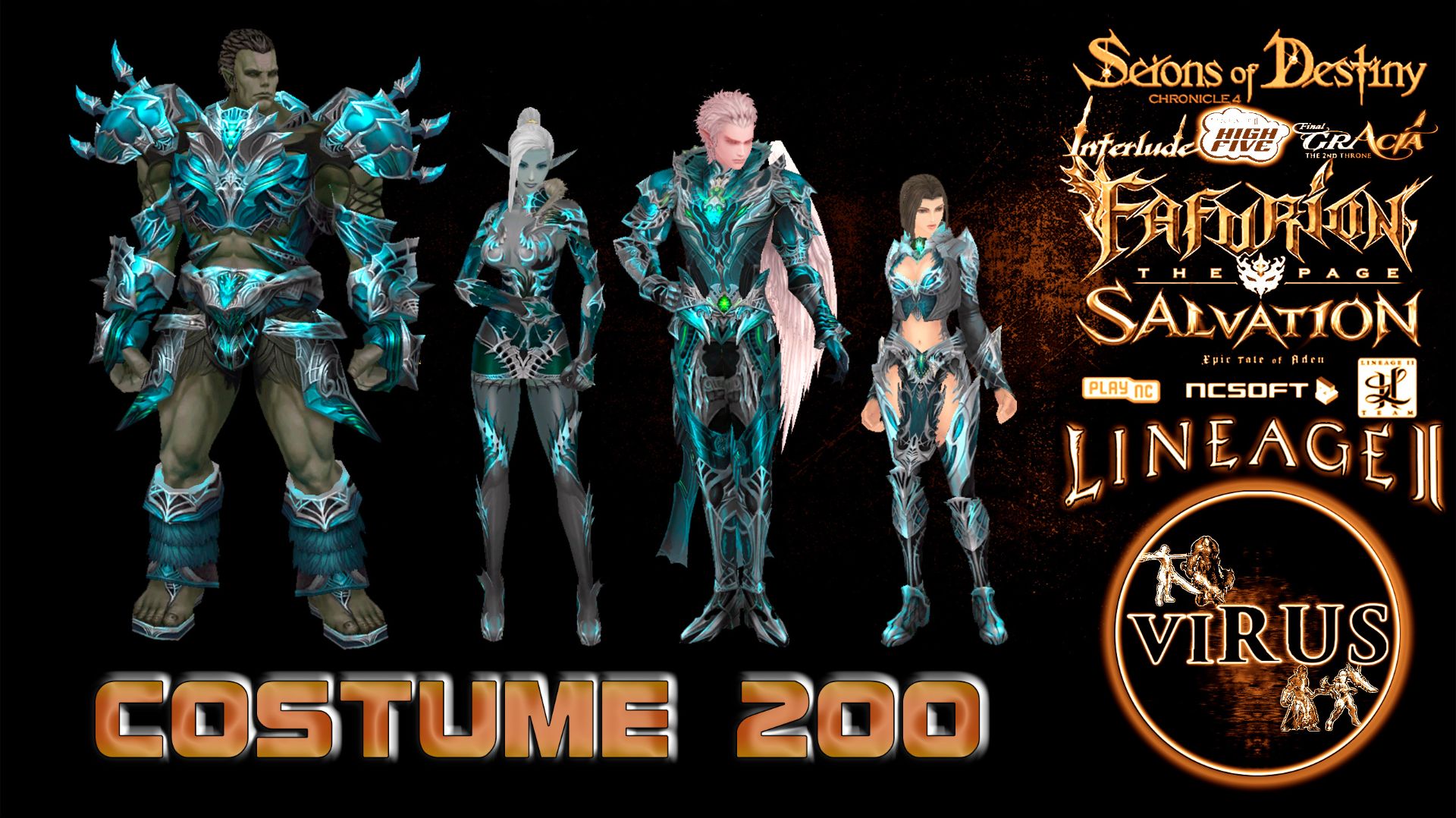 New Costumes. 200. LINEAGE II. Any Chronicles ◄√i®uS►