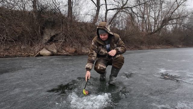 Зимняя рыбалка 2026г. Жерлицы стояли всю ночь.