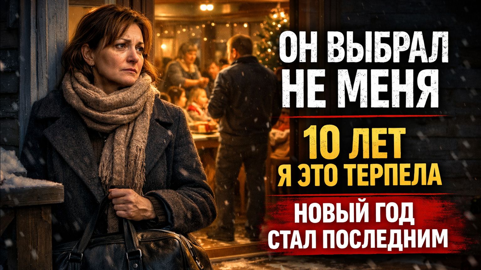 Я ушла в Новый год, потому что муж снова выбрал не меня, а свою семью и привычки десять лет брака