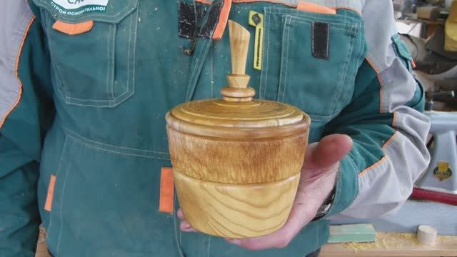 Что можно сделать из кривого полена на токарном по дереву