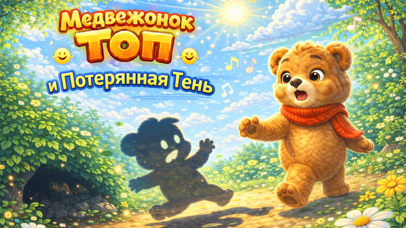 14 серия. Мишка Топ и Потерянная тень. Четырнадцатая серия про Мишку Топу.