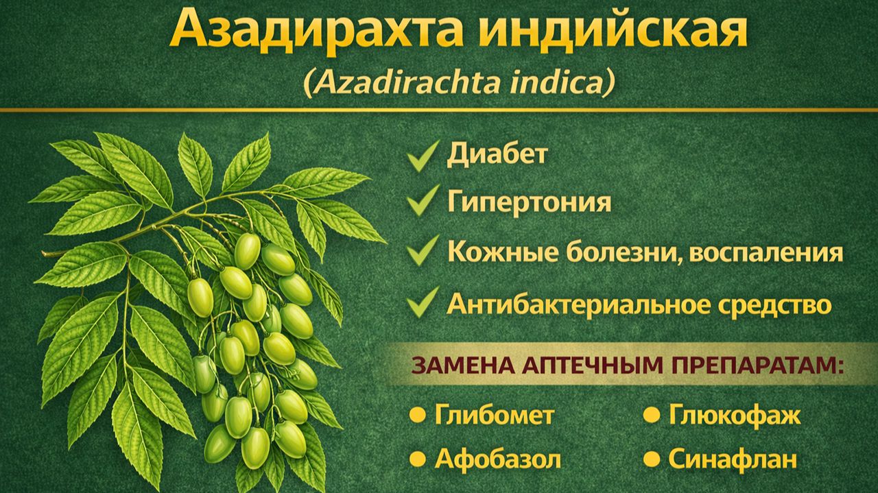 Азадирахта индийская (Azadirachta Indica)