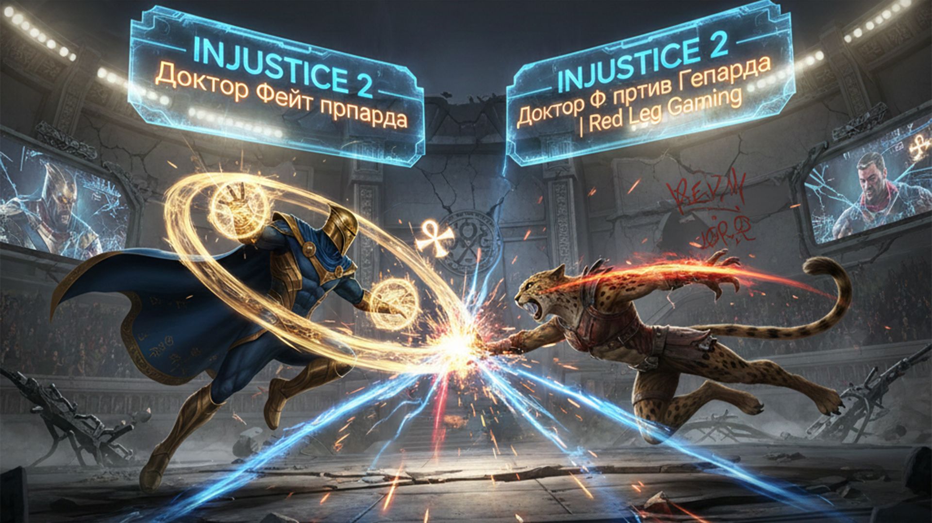 Injustice 2 — Доктор Фейт против Гепарда | PS5