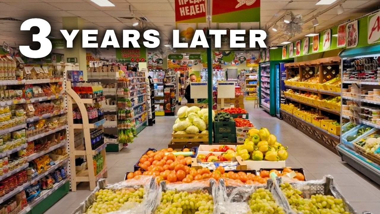 Russian Typical Supermarket After 1400 Days of Sanction