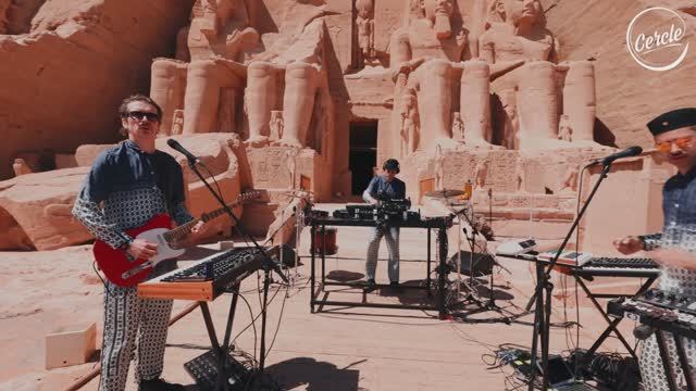 WhoMadeWho live for Cercle at Abu Simbel, Egypt