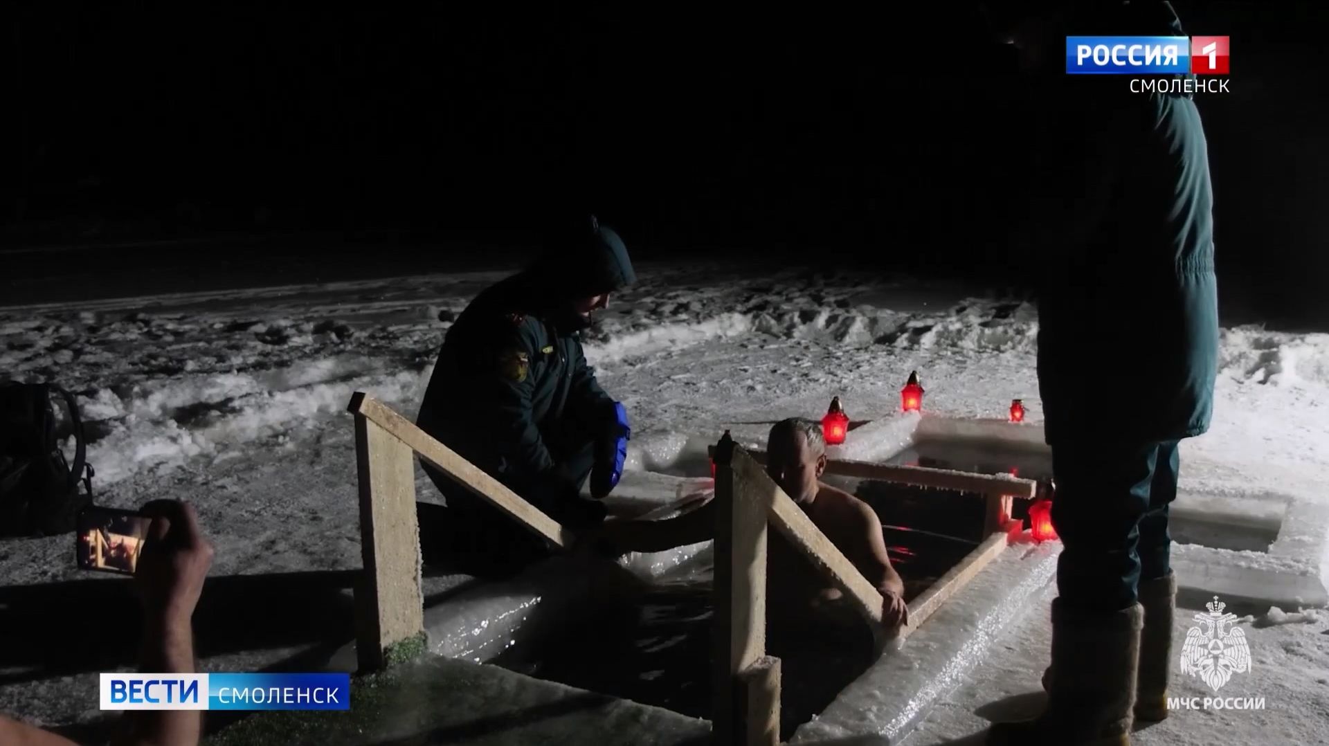 Вести-Смоленск - как встретили православные смоляне праздник Крещения Господня