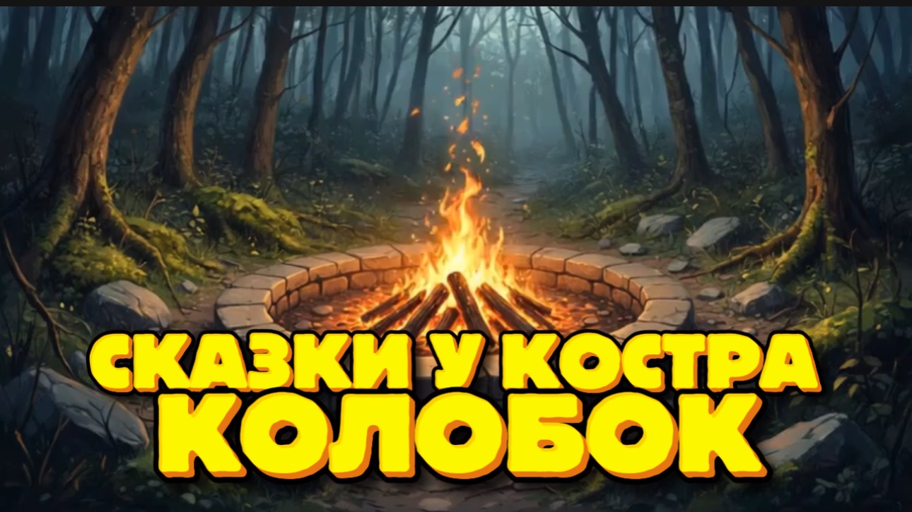Сказки у костра, Колобок , сказки для детей и малышей