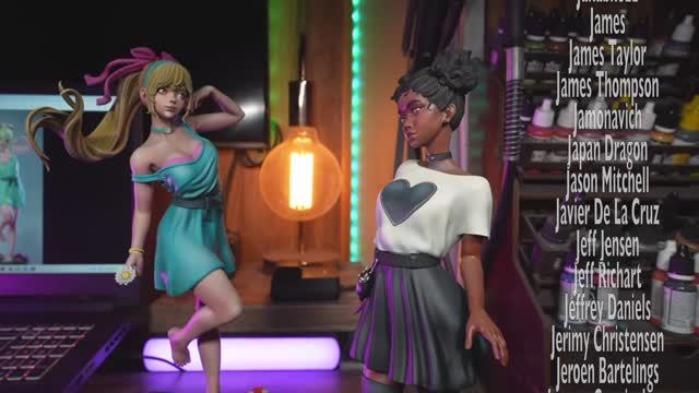 Как раскрашивать  3D фигурку