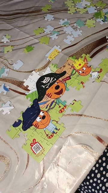 Собираем пазлы.Залипательное видео