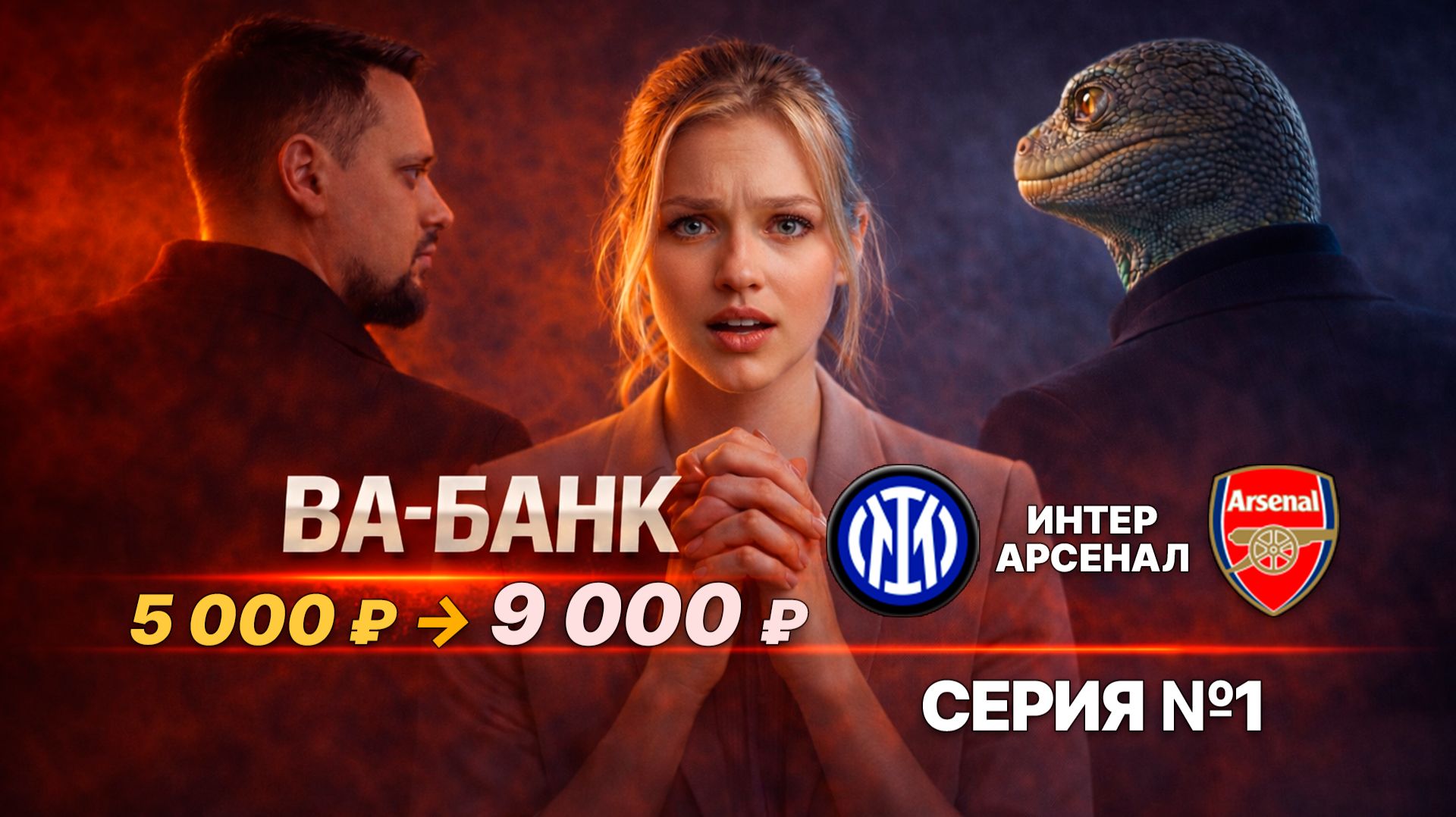 ВА-БАНК | ИНТЕР — АРСЕНАЛ | 5 000 ₽ → 9 000 ₽ | ЛЕРА | СЕРИЯ №1