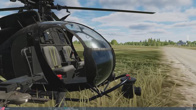 РЕДАКТОР DCS. МИССИЯ: ВЗАИМОДЕЙСТВИЕ С БПЛА. ВЕРТОЛЁТ AH-6J Little Bird.