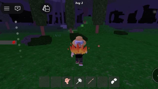 играем с Мадиной в 99 ночей в лесу