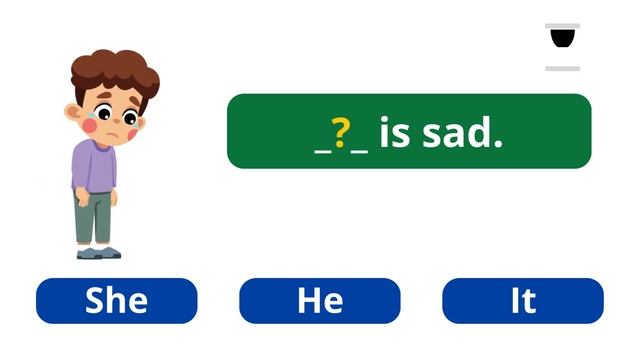 Personal Pronouns Quiz for Kids (She, He, It)