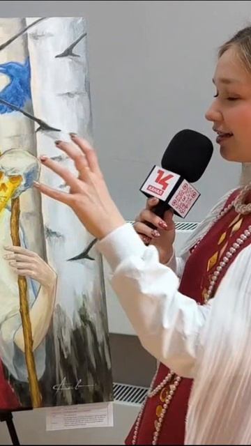 В эфире 14 канала Анастасия Савченко рассказывает о своей картине