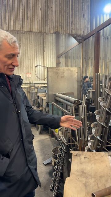 ⚙️Обзор на шнеки на производстве. Этапы производства+как выглядит уже на котле.