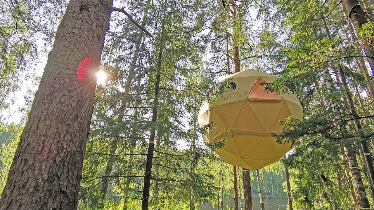 Подвесная каркасная сфера 3.5м - новое слово в мире Глэмпинга