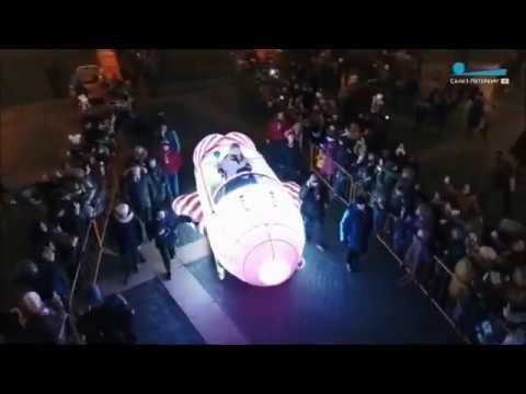 Главный Дед Мороз страны на надувной Ракете от Эдвенче