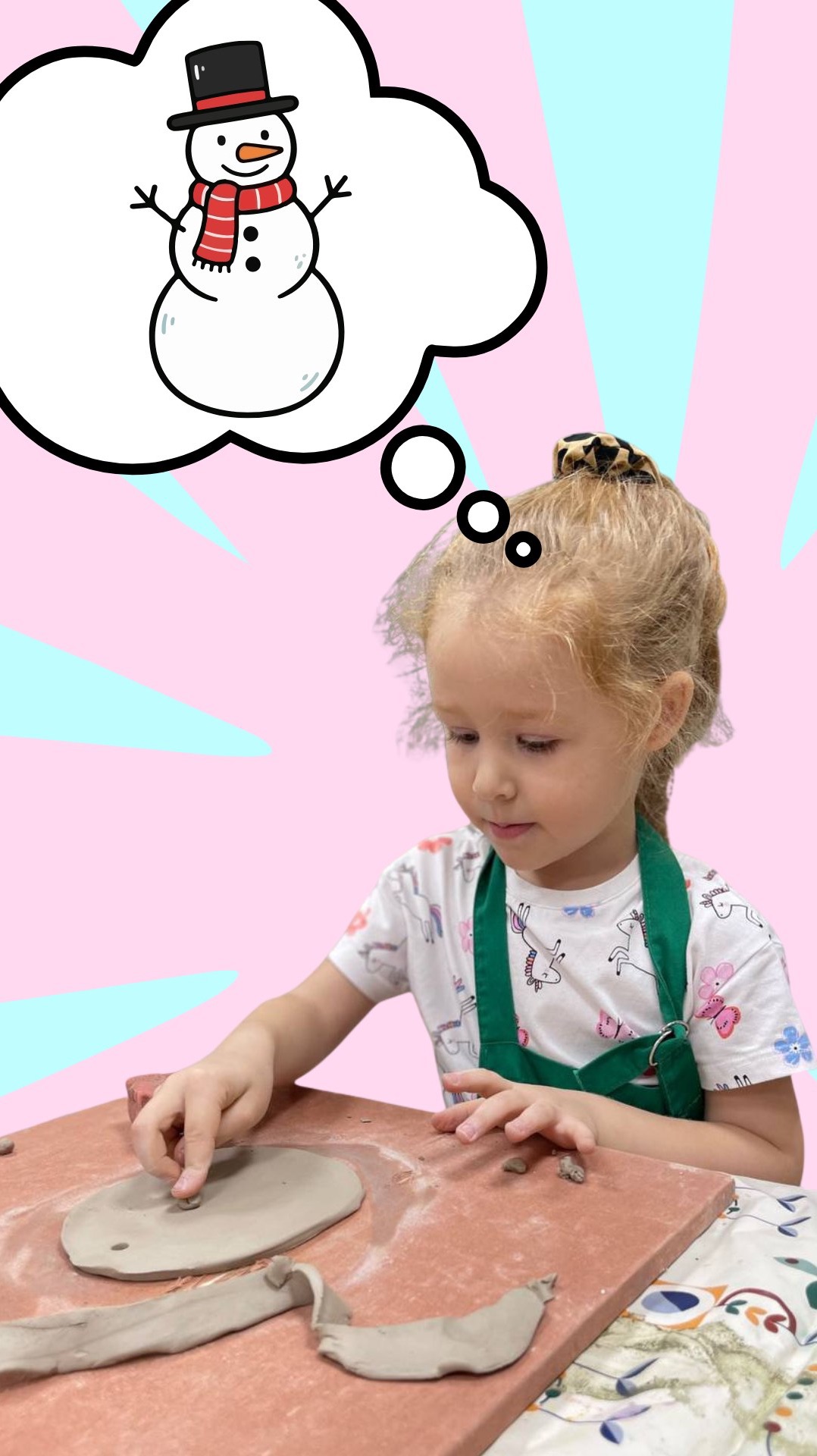 Керамика. Лепим снеговика