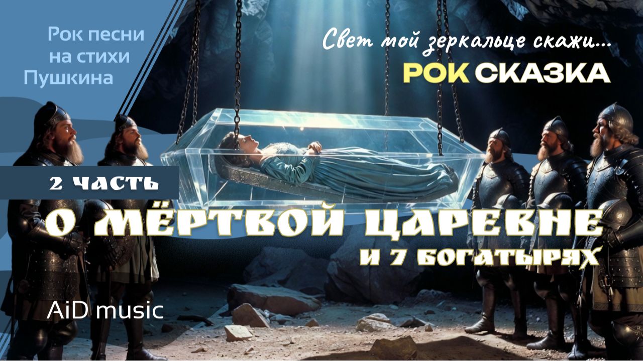 [Рок сказка о мёртвой царевне и 7 богатырях] - Часть 2. Классика в современном звучании [ИИ]