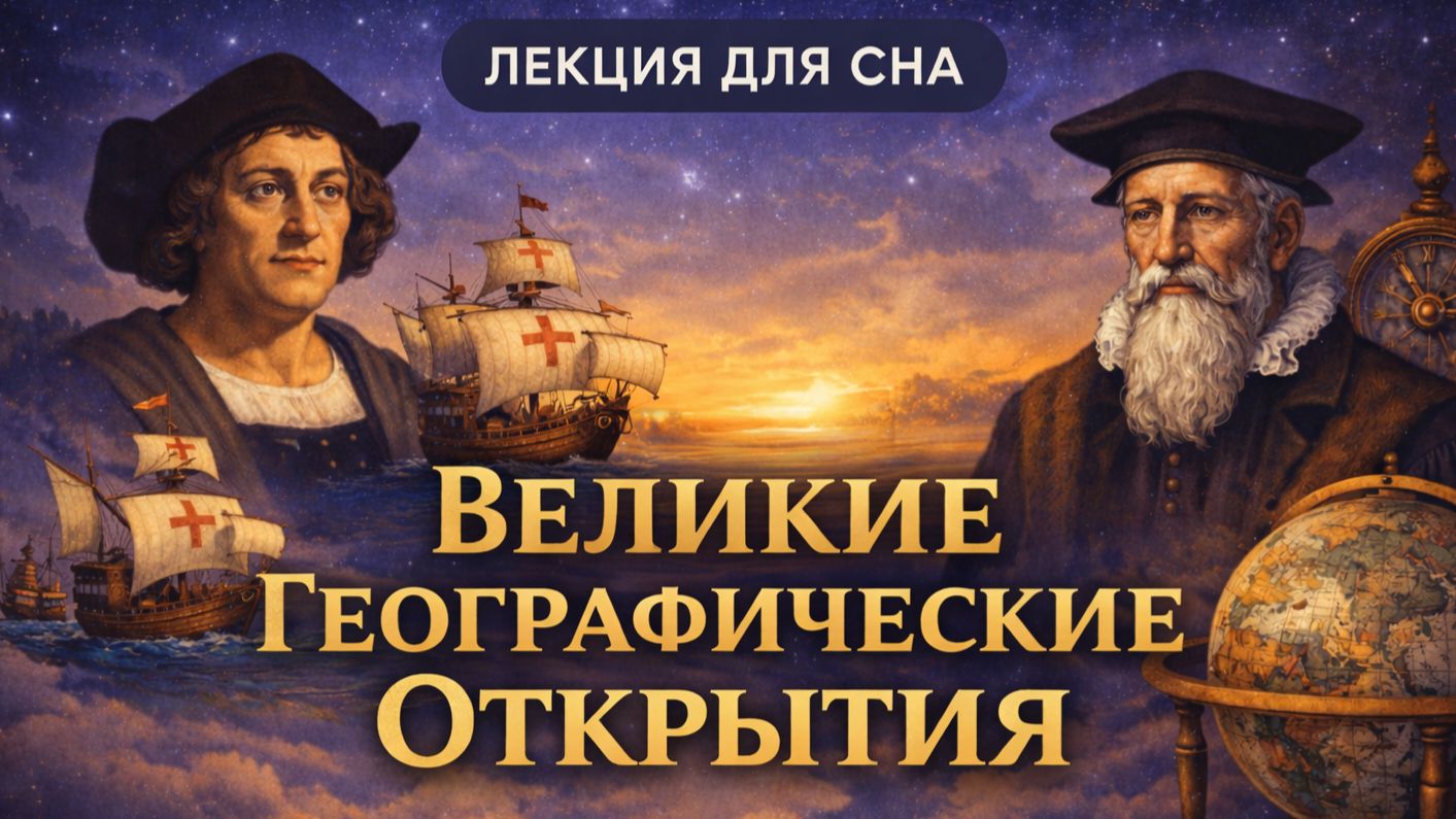 Лекция для сна | Великие географические открытия