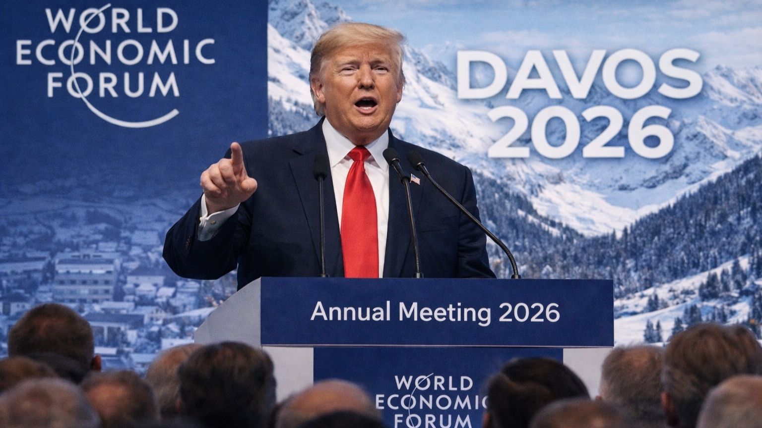 Выступление Дональда ТРАМПА в Давосе 2026