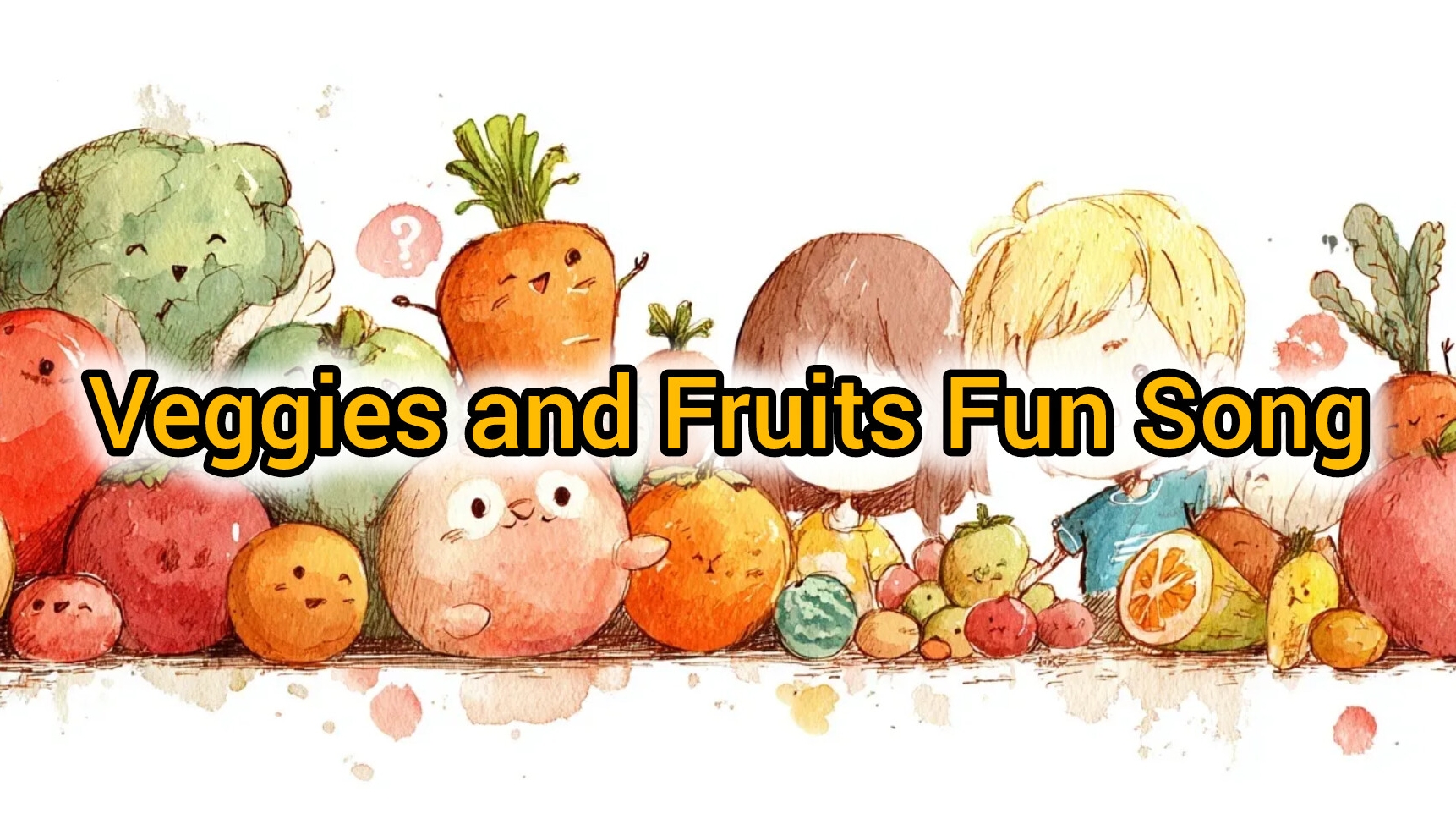 Veggies and Fruits Fun Song  | Учим фрукты и овощи на английском для детей | Веселая детская песенка