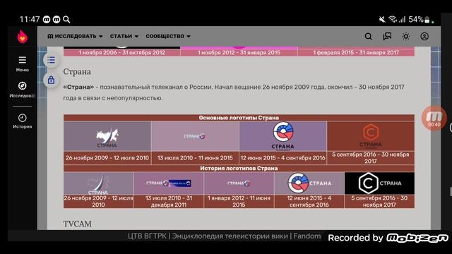 История логотипов пятого мультиплекса каналов в ИнСис ТВ