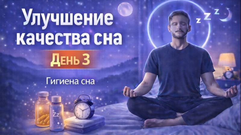 🧘 Медитация для сна. 3 День: Гигиена сна