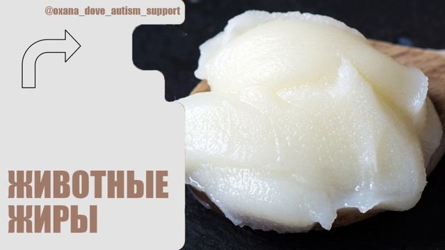 АУТИЗМ. ЖИВОТНЫЕ ЖИРЫ В РАЦИОНЕ