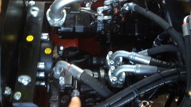 Мульчер Raptor 800 HDDL,расположение насосов.