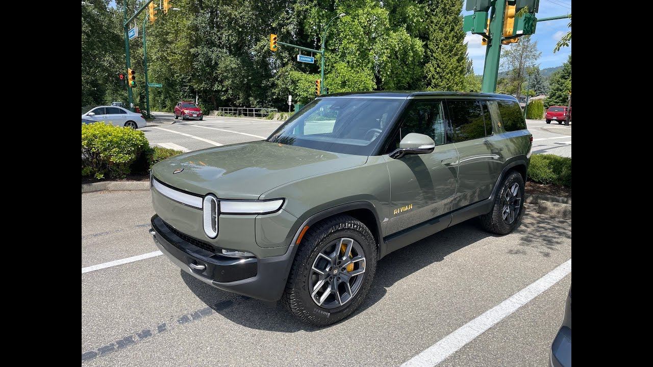 Rivian R1S детальный обзор функций  #rivian #r1s