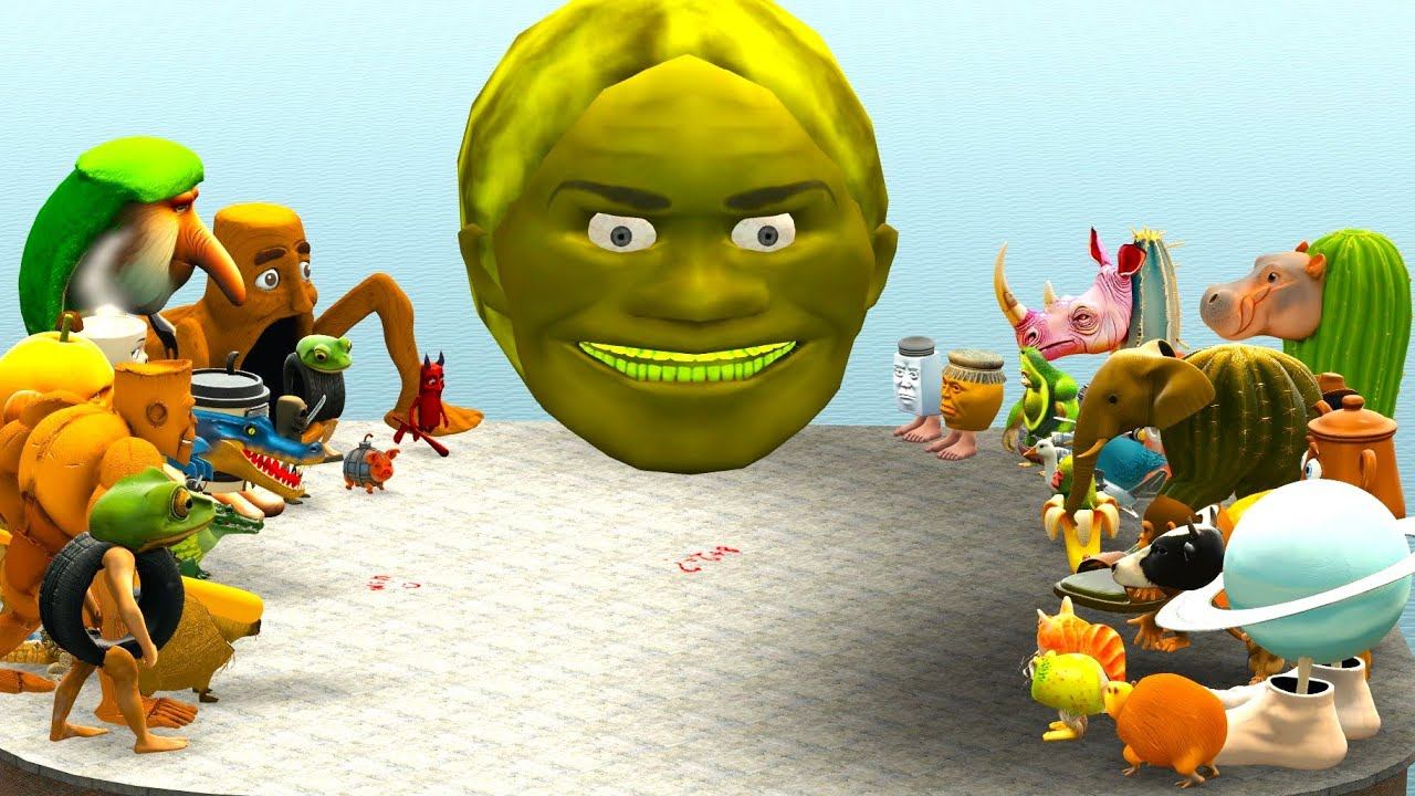 LING GANG FAMILY ПРОТИВ ВСЕ ИТАЛЬЯНСКИЕ BRAINROT EATERS ПРОТИВ LABUBU в gmod